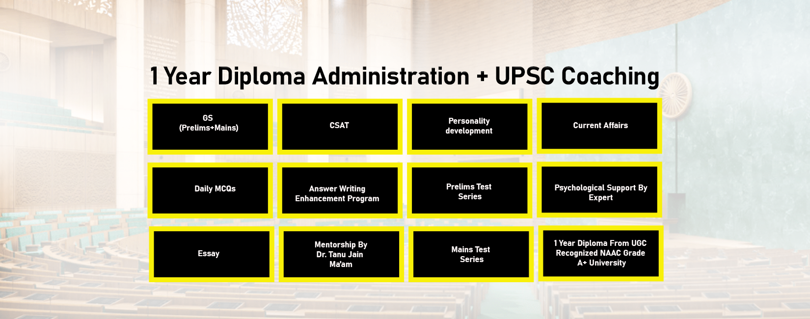 Best IAS Insitute In Delhi || Degree Course+UPSC Preparation|| Tathastu ICS